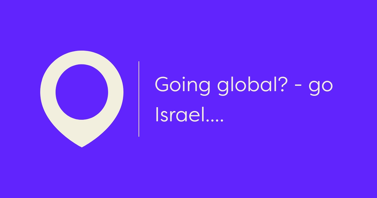 Are you going global? - go Israel.... | SAMOS E-Commerce